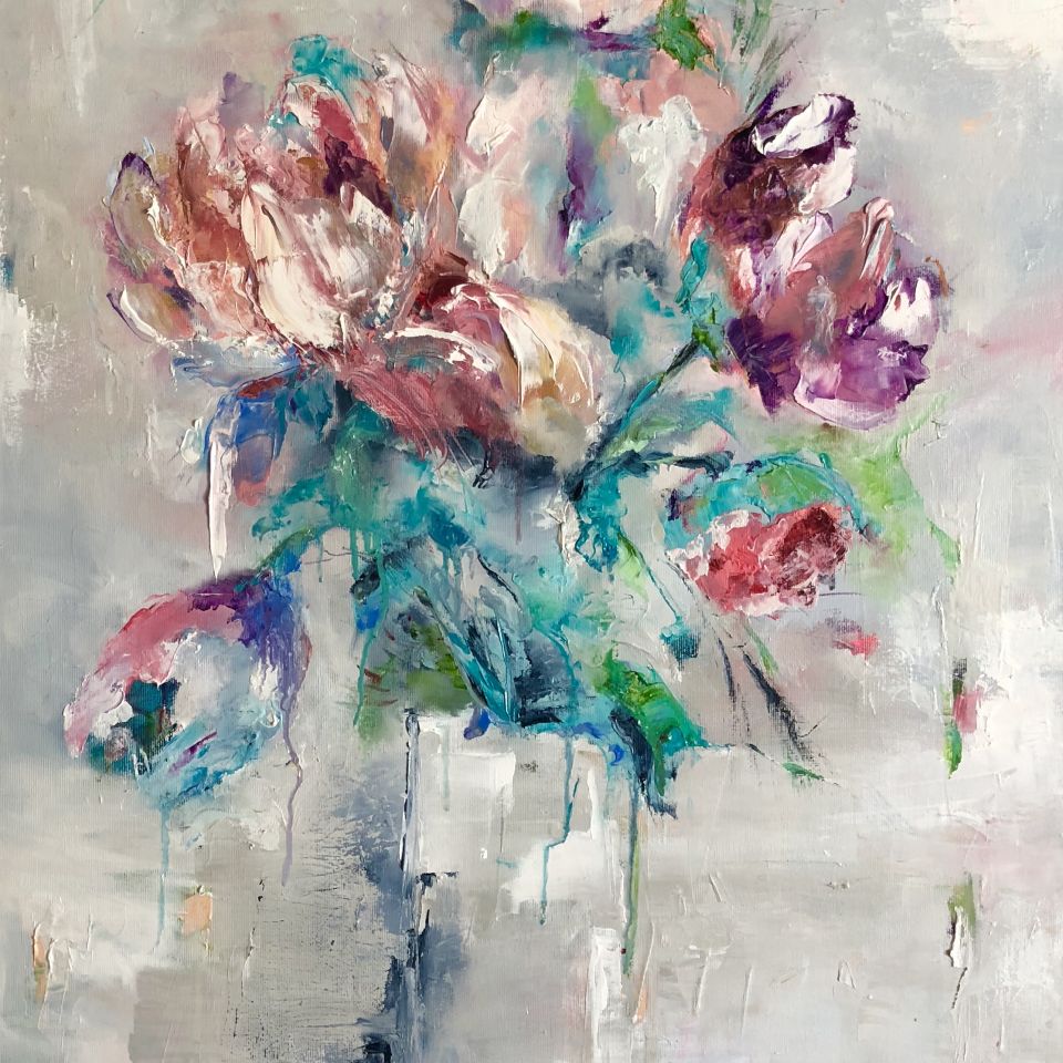 Abstract peonies | Svetlana Chaikovska